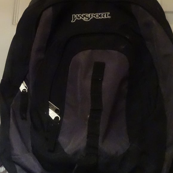 Jansport | Other | Jansport Backpack Gray And Black Great Shape All ...